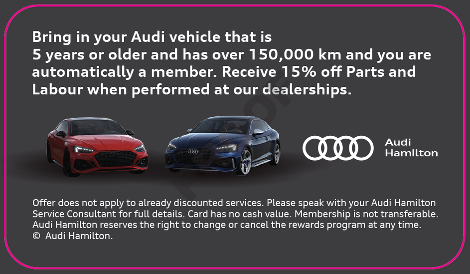 Audi Service and Parts Specials | Audi Hamilton