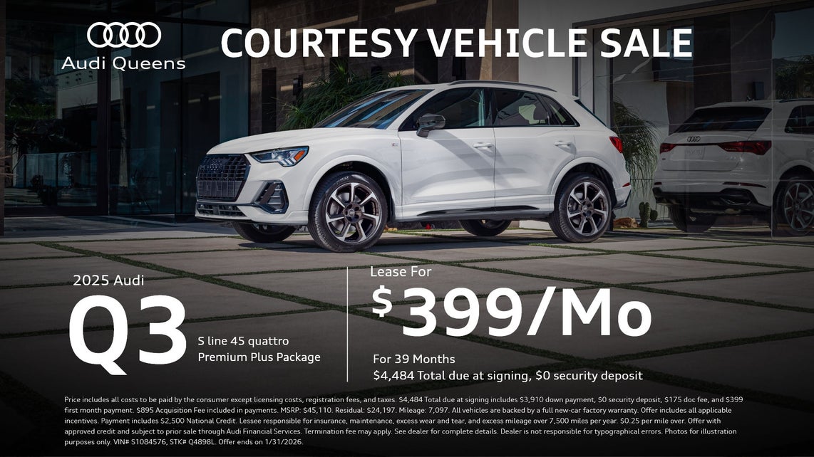 Audi Specials & Finance Offers | Audi Queens